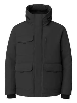 QUARTZ CO. Teslin Recycled Down Winter Jacket - Black
