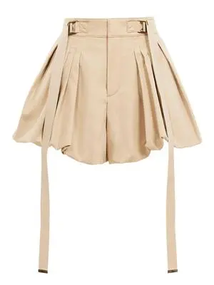 Chloé Mini Balloon Shorts - Smoky Beige