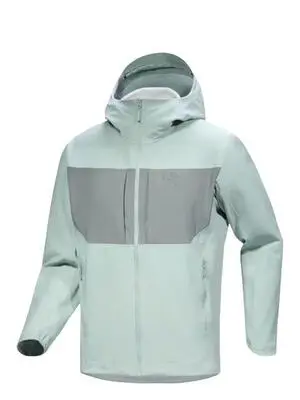 Arc'teryx Gamma Mx Hoodie Shell Jacket - Stone Green/dark Stone Grey
