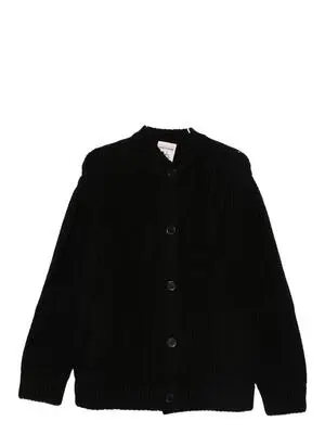 SEMICOUTURE Wool Knitted Cardigan - Black