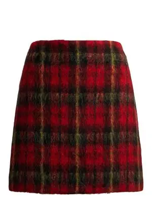 Ralph Lauren Tartan Mini Skirt - Red