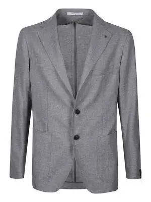 Tagliatore Montecarlo Jersey Jacket - Grey