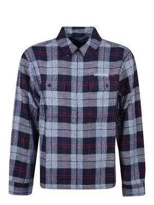 AWAKE NY Overshirt Flannel Zip Shirt