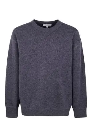 Studio Nicholson Crew Neck Long Sleeve Sweater - Grey