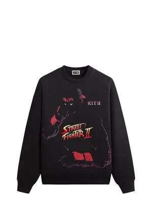 Kith X Capcom Ryu Nelson Crewneck - Black
