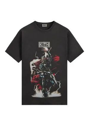 Kith X Marvel Thor Vintage Tee - Black