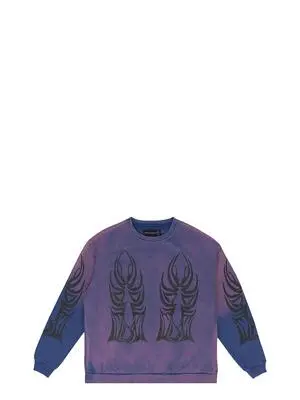 WHO DECIDES WAR BY EV BRAVADO Winged Logo Hooded Sweatshirt - Purple