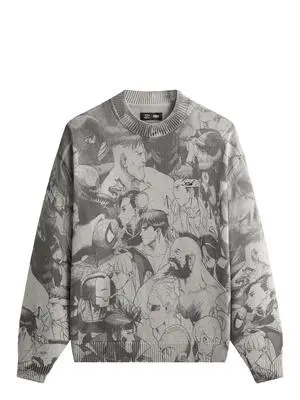 Kith X Marvel Vs. Capcom Super Heroes Crewneck Sweater - Grey