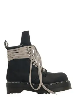 Rick Owens Dr. Martens X 1460 Quad Steel Toe Boots - Black