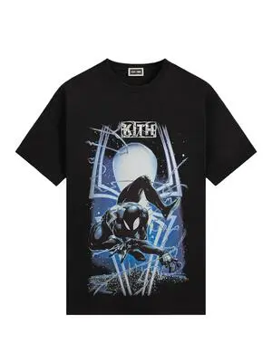 Kith X Marvel Symbiote Spiderman Vintage Tee - Black