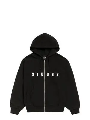 StÜssy Lens Zip Hoodie - Black