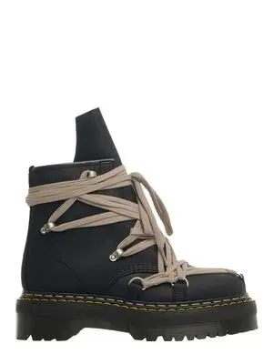 Rick Owens Dr. Martens X 1460 Quad Sole Megalace Boot - Black