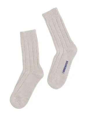 BIRKENSTOCK Ribbed Socks - White