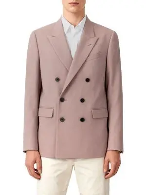 Dries Van Noten Double Breasted Blazer - Violet