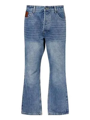BELIER Embossed Pocket Relaxed-fit Denim Jeans - Blue