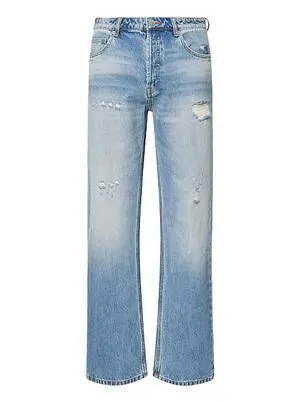 COLE BUXTON Beverley Relaxed-fit Straight-leg Denim Jeans - Blue
