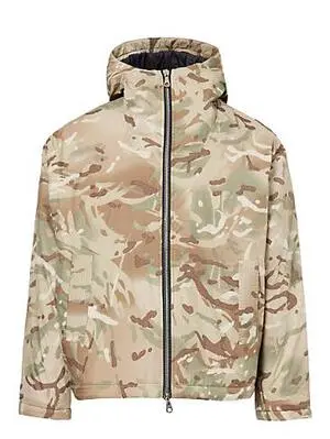 COLE BUXTON Camouflage-print Hooded Woven Parka - Multicam