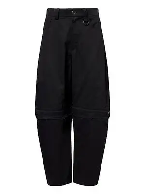 TEAM WANG DESIGN Cotton Trousers - Black