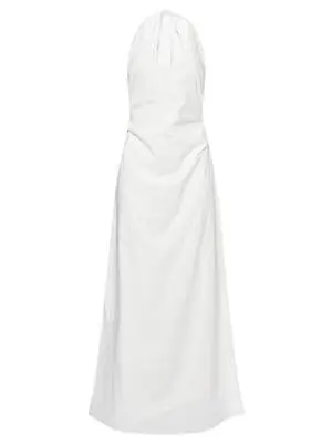 Sir The Label Cotton-poplin Maxi Dress - Ivory