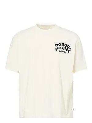 HONOR THE GIFT La Nights Short Sleeve Cotton T-shirt - White