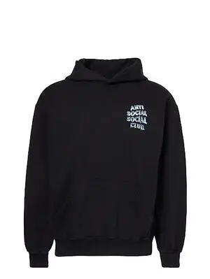 ANTI SOCIAL SOCIAL CLUB Logo-print Cotton Hoody - Black