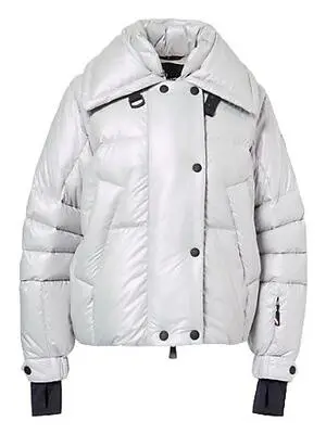 Moncler Jeita Padded Shell-down Bomber Jacket - Silver
