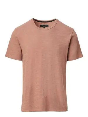 Rag & Bone Men & Apos;s Classic Flame Crewneck T-shirt Rust