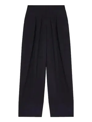 EMPORIO ARMANI Interlock Jersey Pleat Trousers