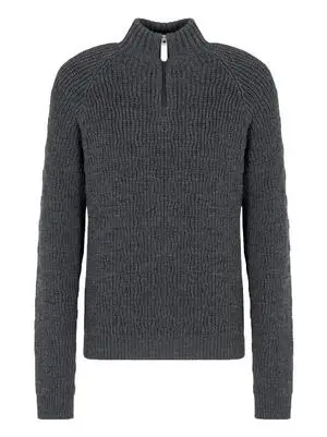 Giorgio Armani Giorgio Armani Neve Virgin Wool Jumper Metallic