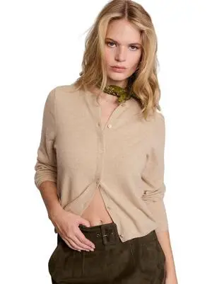 The Shirt By Rochelle Behrens Cashmere Crew Sweater - Camel
