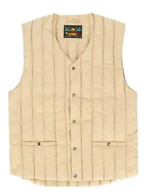 FORTELA Birdie Quilted Nylon Vest - Beige
