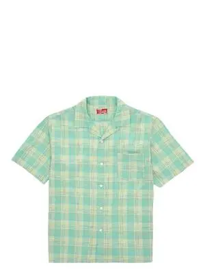 FORTELA Bowling Check Shirt - Sky