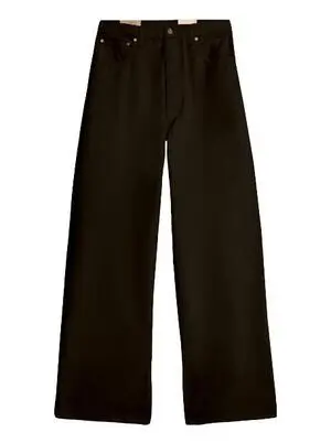FORTELA Jaron Wide-leg Cotton Trousers - Black