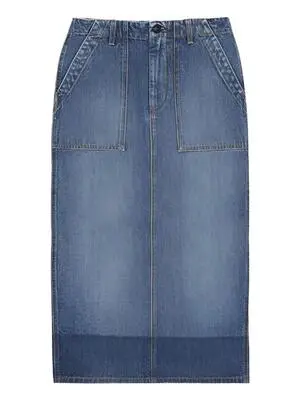 FORTELA Jia Denim Fatigue Skirt - D340