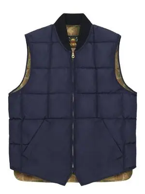 FORTELA Nylon Padded Vest With Lining - Blue