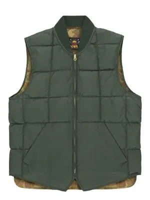 FORTELA Nylon Padded Vest With Lining - Green