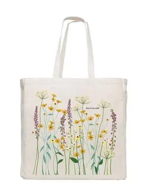 THE TOTE PROJECT Printed Canvas Tote - Natural