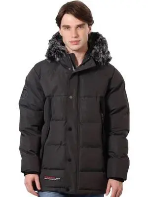 CANADA WEATHER GEAR Heavyweight Parka Jacket Smoke