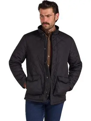 RAGING BULL Long Sleeve Quilted Jacket - Black