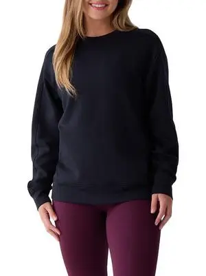 CENTERLINE ATHLETICS Après Crew Neck Sweatshirt - Black