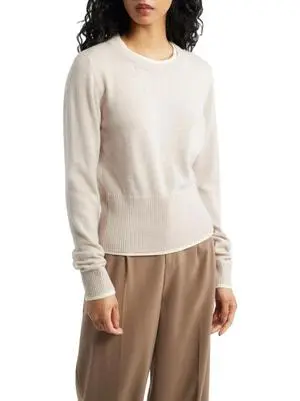ARTLESS FOREVER Tove Layered Wool & Cashmere Sweater - Stone