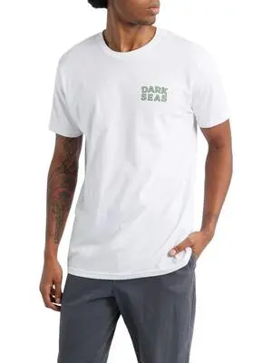 DARK SEAS Anchorage Cotton Graphic T-shirt - White