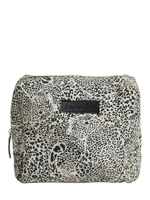 LILY AND LIONEL Linen Print Wash Bag - Neutral