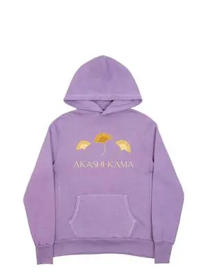 AKASHI-KAMA Ginkgo Leaf Hoodie - Wisteria