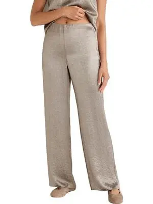 HAVEN WELL WITHIN Luxe Crinkle Shine Full Length Pants