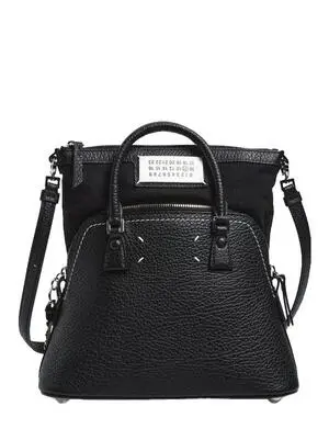 MAISON MARGIELA Mini 5ac Classique Leather Handheld Bag - Black