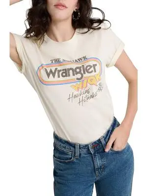 Wrangler X Stranger Things Wsqk Graphic T-shirt - Marshmallow