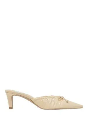 DOLCEVITA Kairi Mid Heels - Light Yellow Crinkle Patent