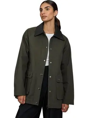 Rue Sophie Roth Utility Jacket - Dark Olive