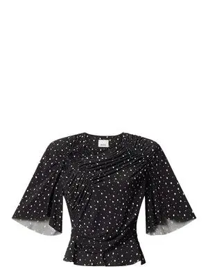 Isabel Marant Garla Top - Black/ecru
